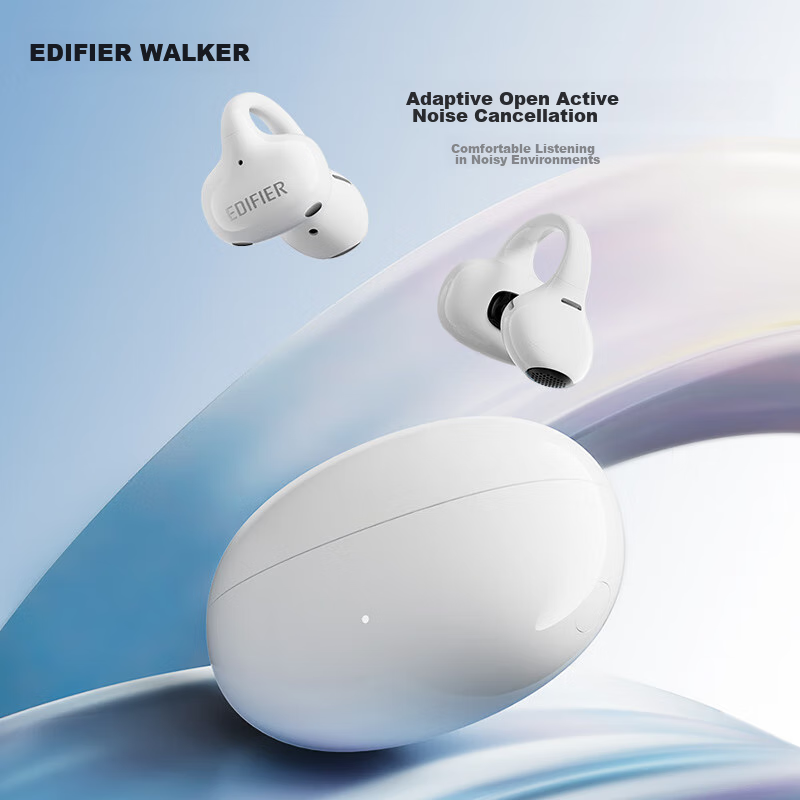 Беспроводные наушники Edifier Lolli Clip Bluetooth Headphones, цвет Glacier White