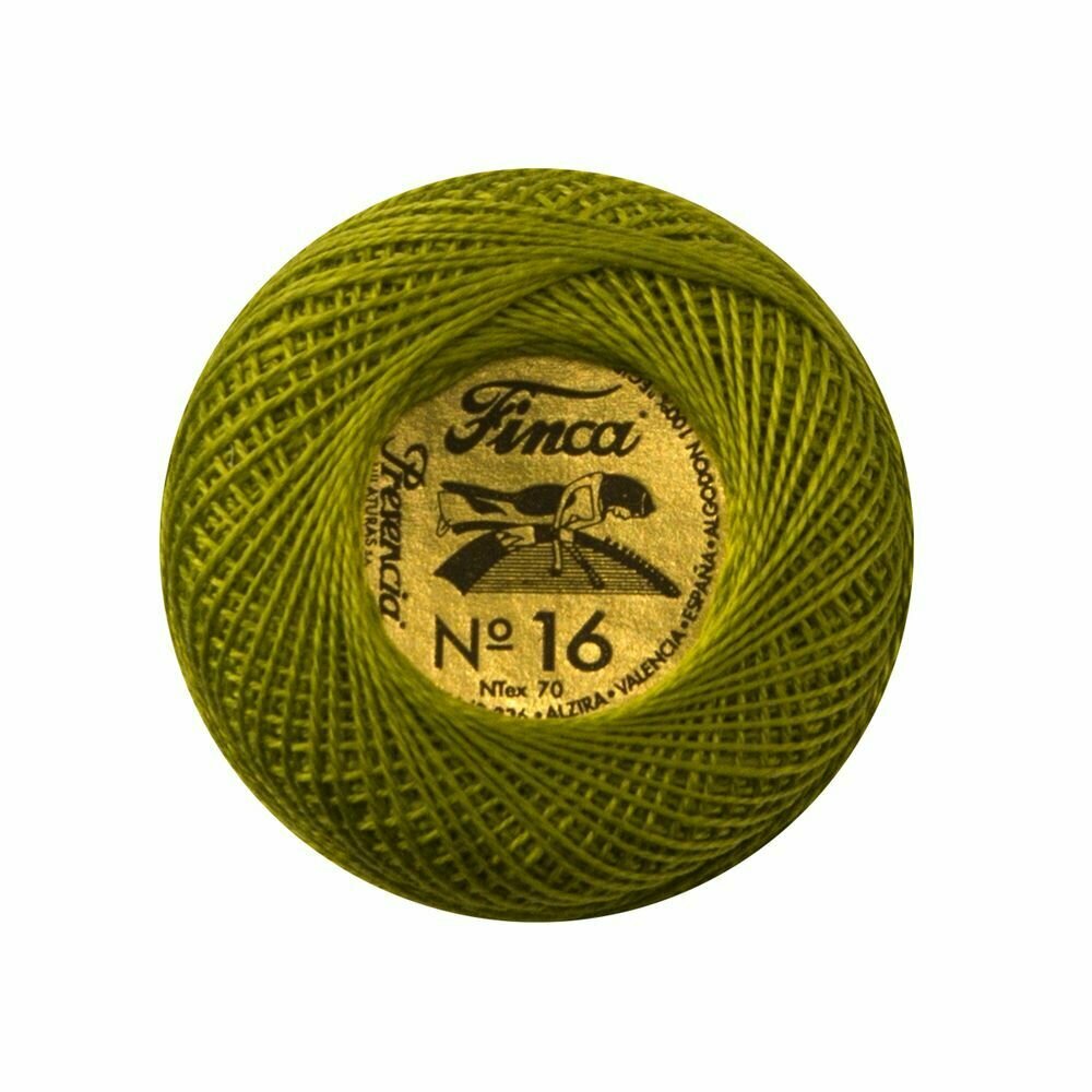 Мулине PRESENCIA HILATURAS "Finca Perle", Жемчужное, №16, однотонный цвет 4812, 1 моток