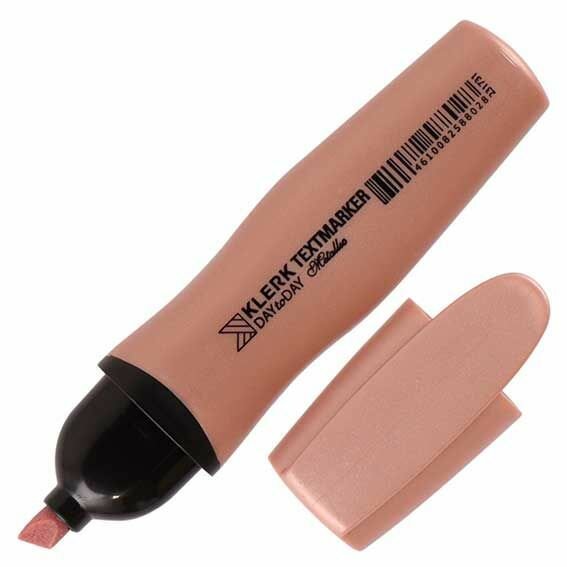 Текстмаркер KLERK "Day to Day", Metallic, цвет Шампань, 1-5 мм (231731)
