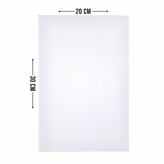 Холст на подрамнике deVENTE 20х30 см грунтованный "Artistic Studio" 100% хлопок 280 г/м2, мелкое зерно, цвет белый, набор клиньев (8150413)