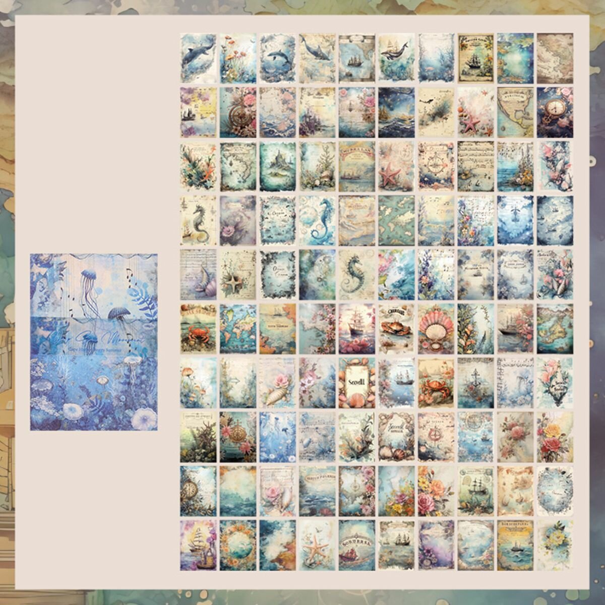 Гостевая книга, Mr. paper, Записная книжка в стиле ретро, 100 листов / книга, рисунок масляной живописи, писчая бумага, можно использовать для коллажа из блокнота