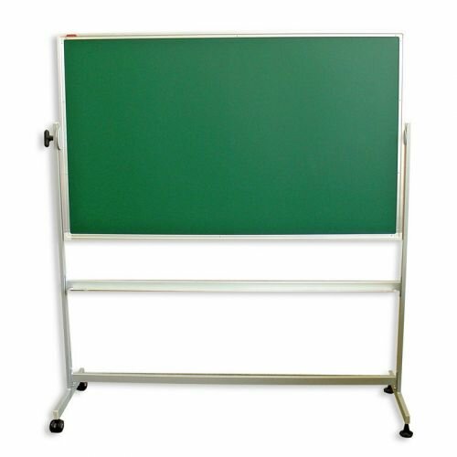 Доска меловая магнитная зеленая Attache Twist 100х150 вращ. мобильн РФ-Корея