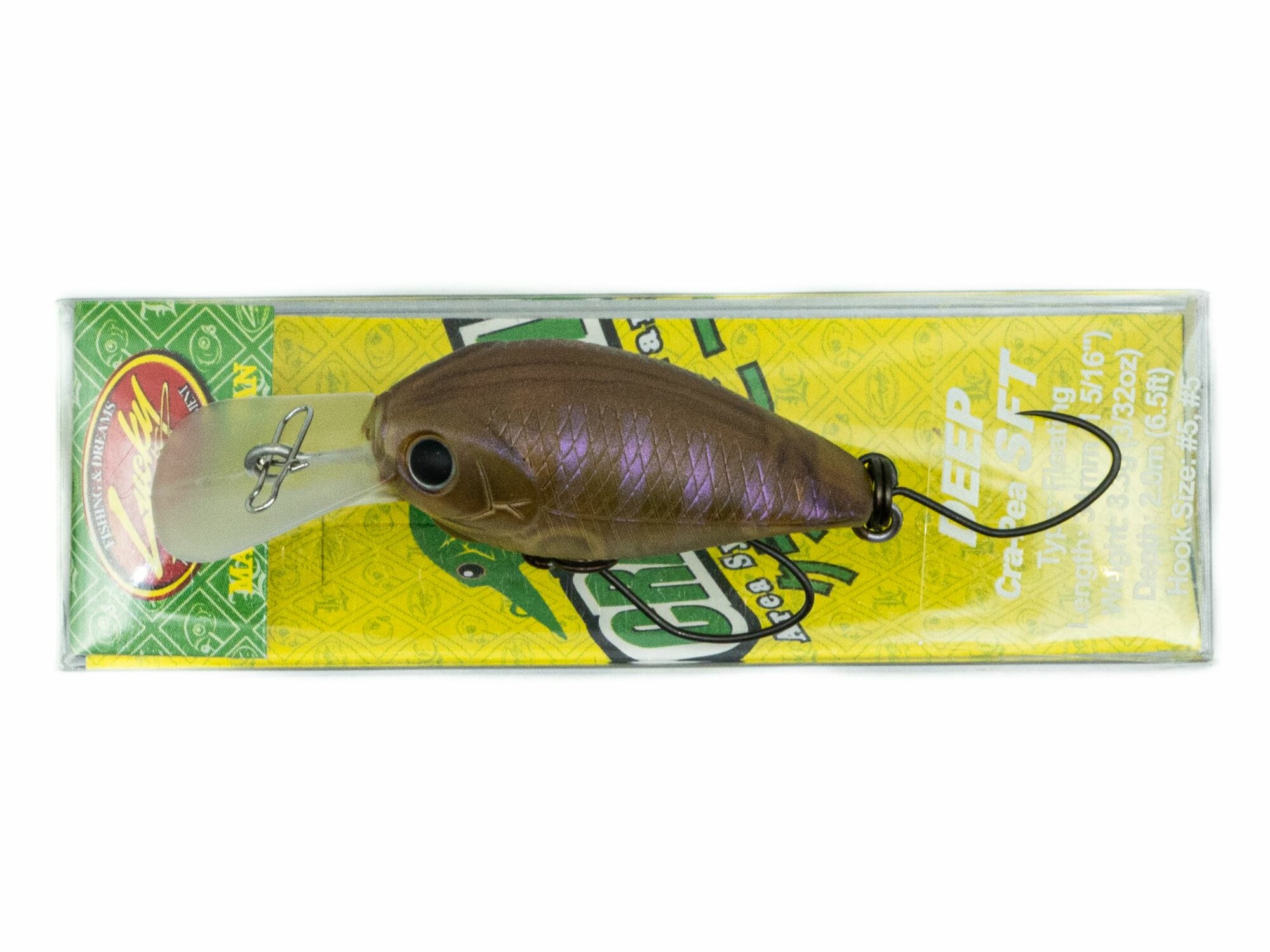 Воблер рыболовный Lucky Craft Deep Cra-Pea SFT, 3.3 гр, на форель, цвет #Bresha Neo