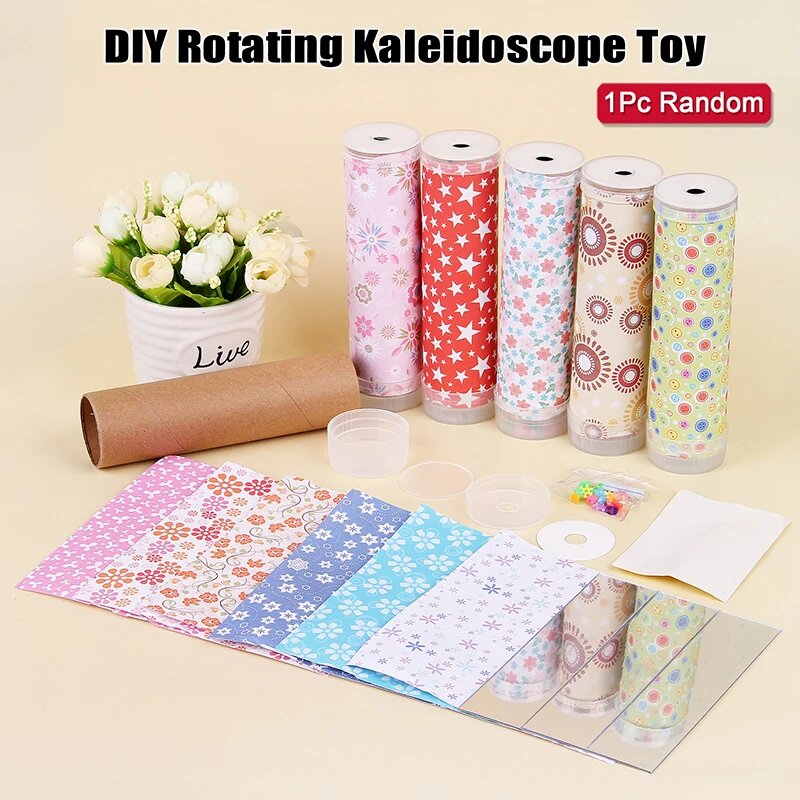 Детский набор для создания калейдоскопа