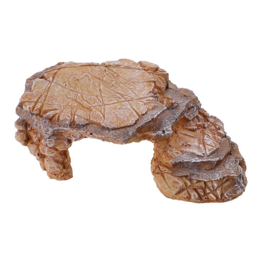 Декорация для аквариума, Укрытие для черепах и площадка для загара в аквариуме