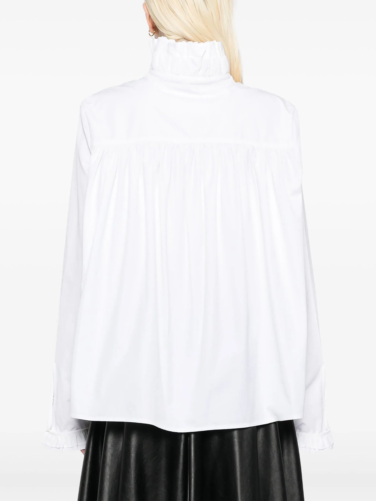 Рубашка Jil Sander, размер 36, бежевый/белый — фото 1