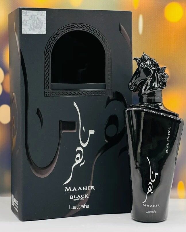 Арабские духи Lattafa Maahir черный Eidition унисекс 100 мл