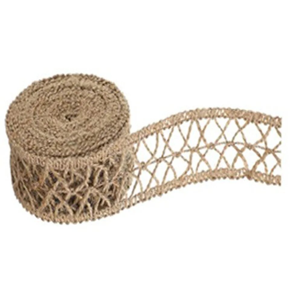 2 м/лот, натуральная джутовая лента из мешковины, винтажное деревенское льняное кружево для рукоделия, подарочная упаковка, свадебные украшения, швейные аксессуары