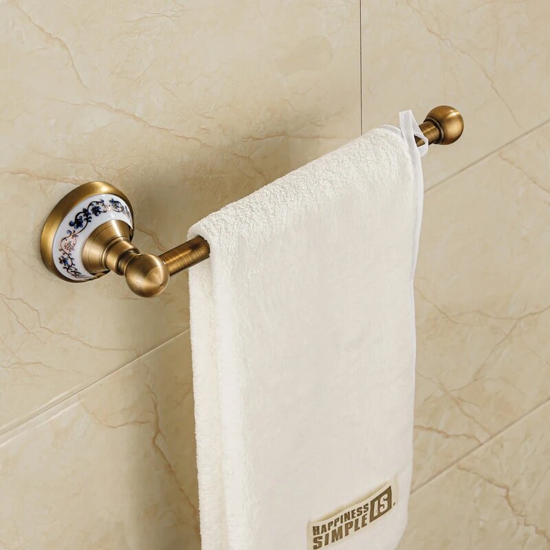 Держатель для полотенец HOTAAN, бежевый, towel ring A