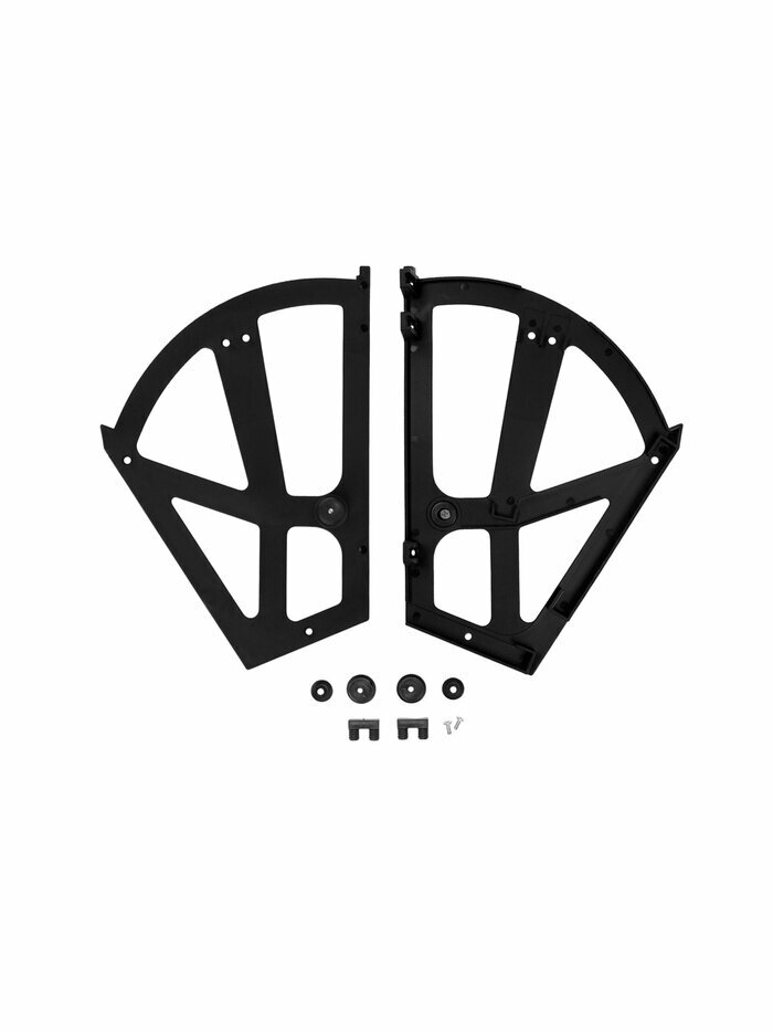 Механизм для обувницы полок CAPPIO, 2-х ярусная, до 13 мм, пластик, черный