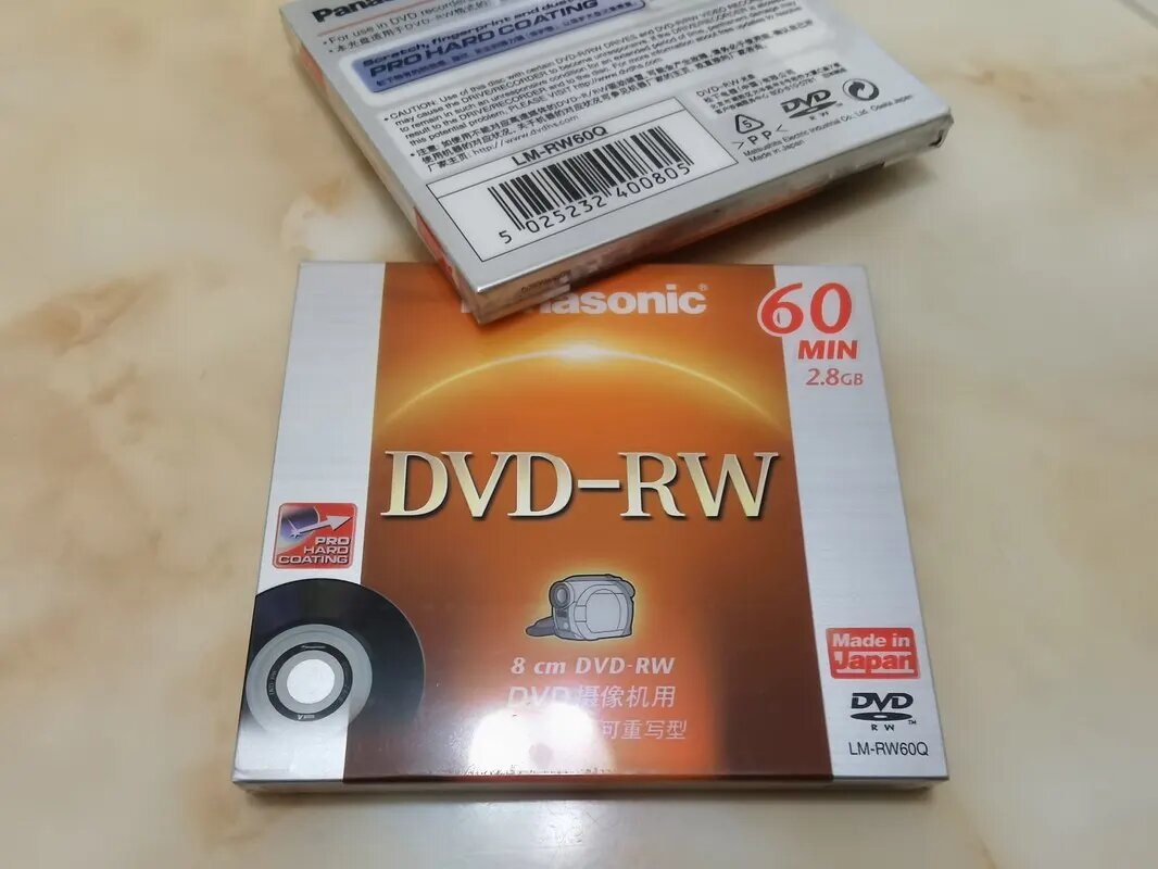 Мини DVD-RW диски LM-RW60Q 1 шт.