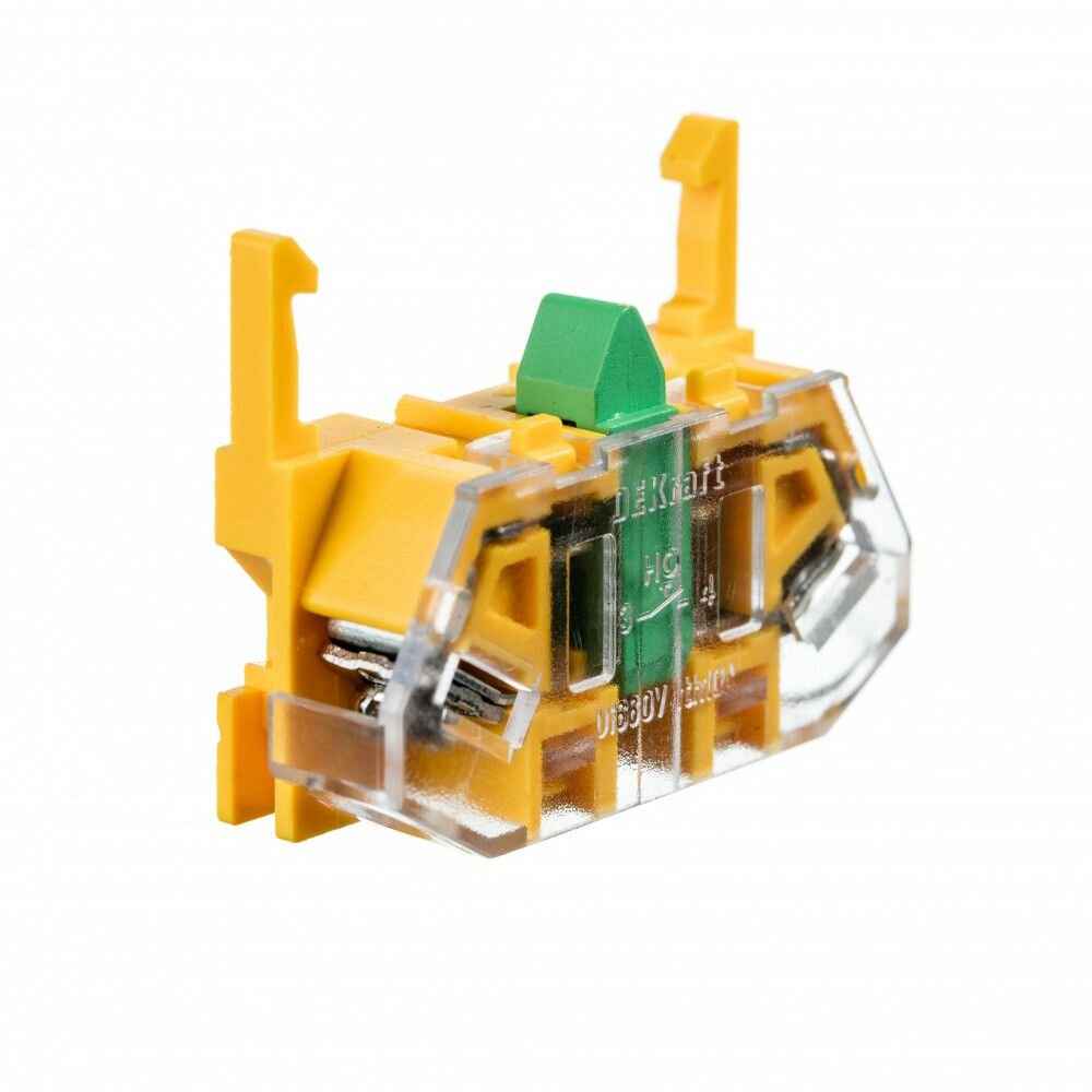 Контакт дополнительный DEKraft ДК22-10 для кнопочных выключателей