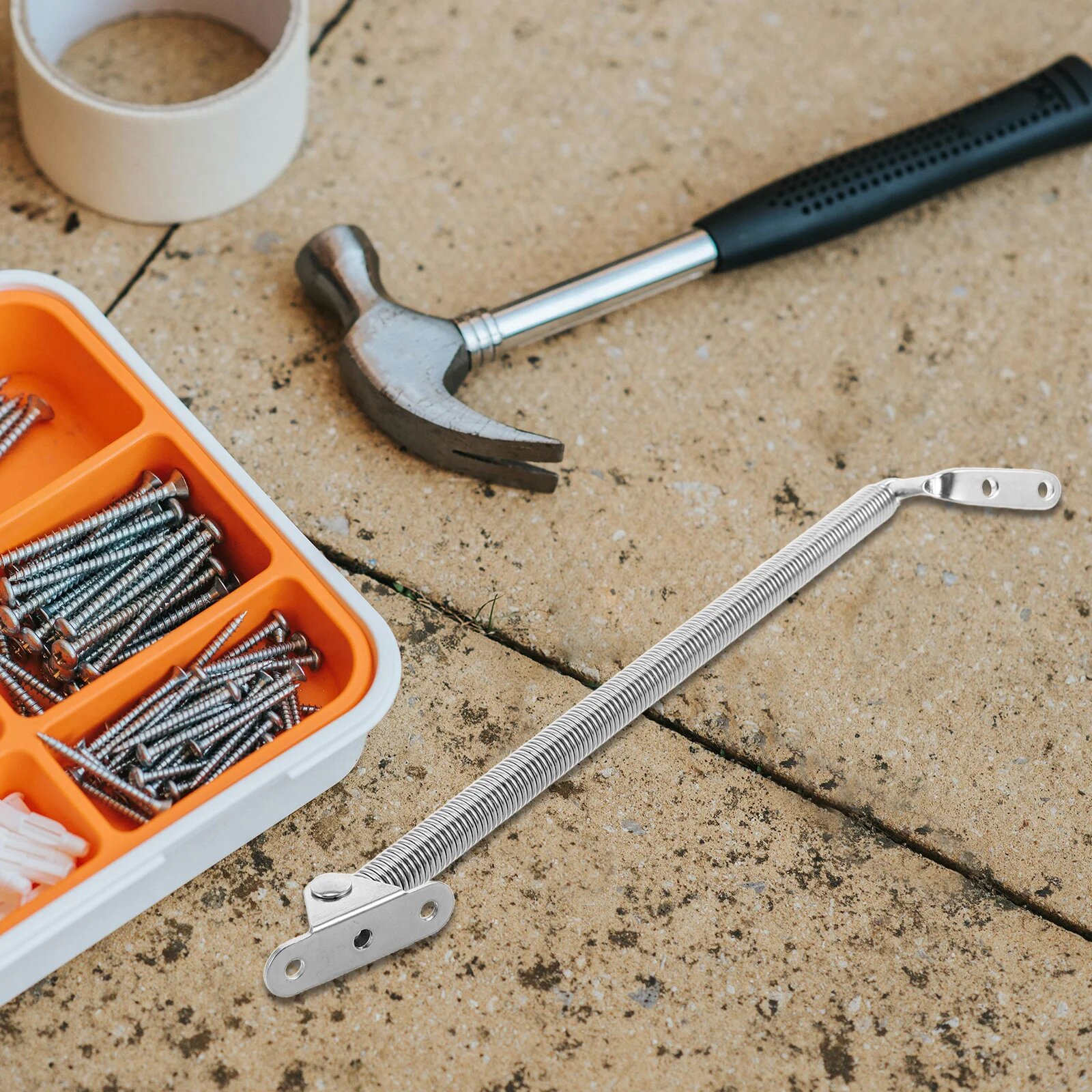 2 шт, пружинная опорная стойка для автодома, 9,24X1,10X0,43 дюйма, держатель крышки люка из нержавеющей стали, регулируемый стопор для двери кемпера для лодки Rv