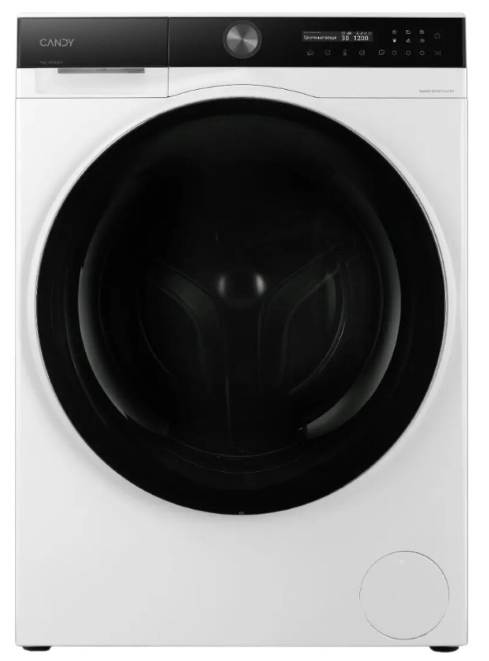 Узкая стиральная машина CANDY ULTIMO C37W4 27MBBW-07, 7кг, с паром и инверторный мотор