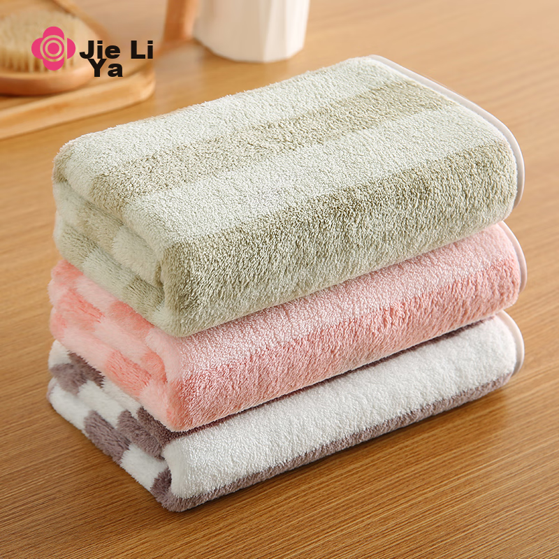 Grace Towel for Face Washing at Home, Soft And Highly Absorbent, Bath Towel for Couples, 3-Pack, 75*35cm, 78g