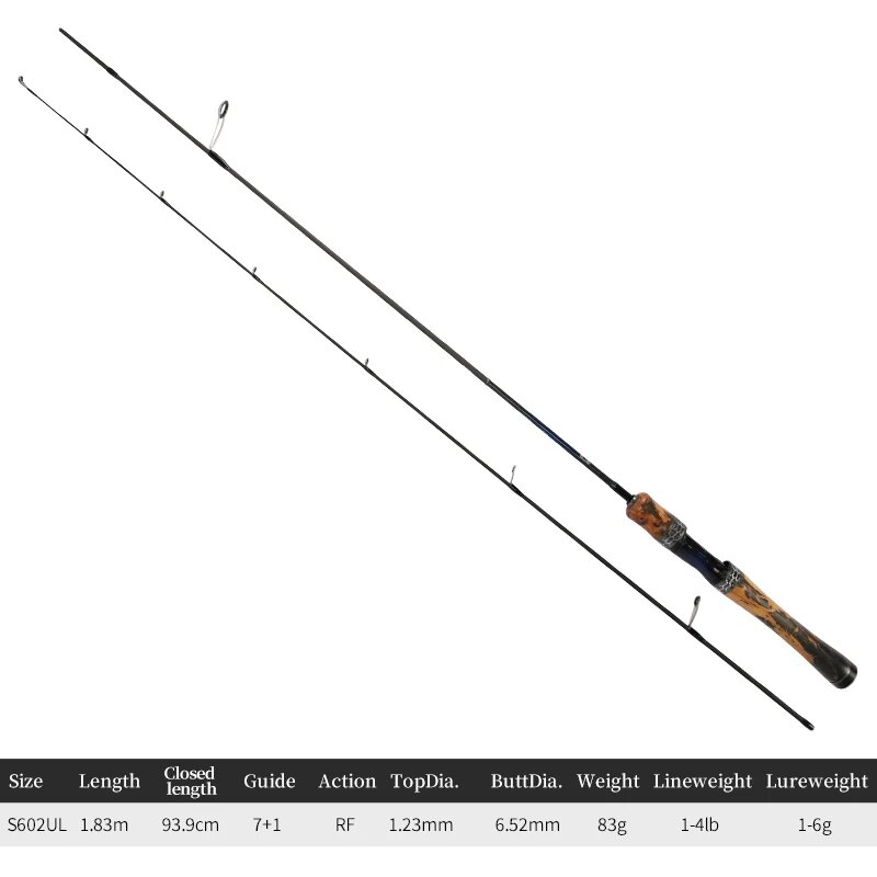 TSURINOYA SUBTILE, игровая спиннинговая удочка для литья форели, руководство FUJI, 1,60 м, 1,68 м, 1,8 м, UL Power, RF, чувствительная удочка для рыбалки с потоком