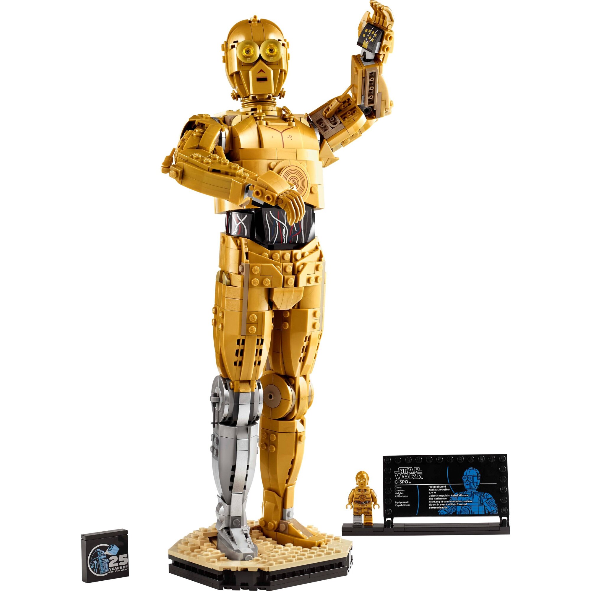 Конструктор LEGO Star Wars 75398 дроид C-3PO блочный, 1138 дет. — фото 1