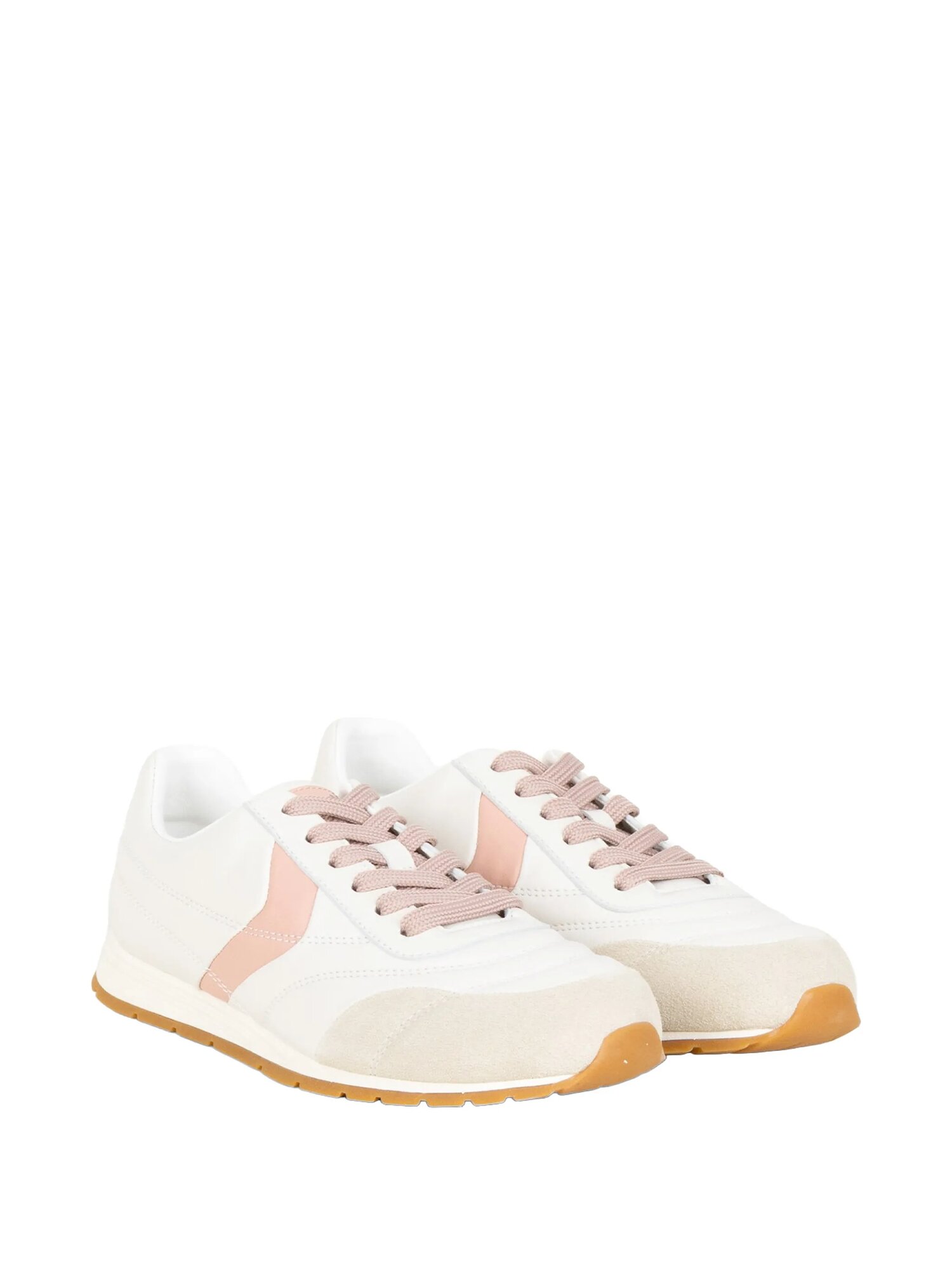 Кроссовки Voile Blanche Panelled leather sneakers, размер 39, white — фото 1