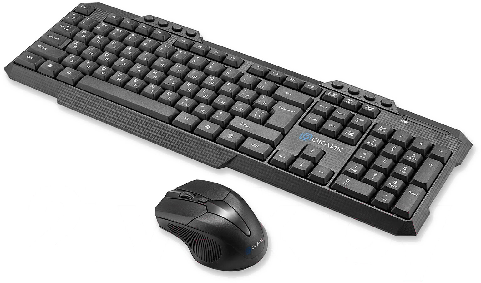 Комплект клавиатуры OKLICK и мыши 205MK USB беспроводная
