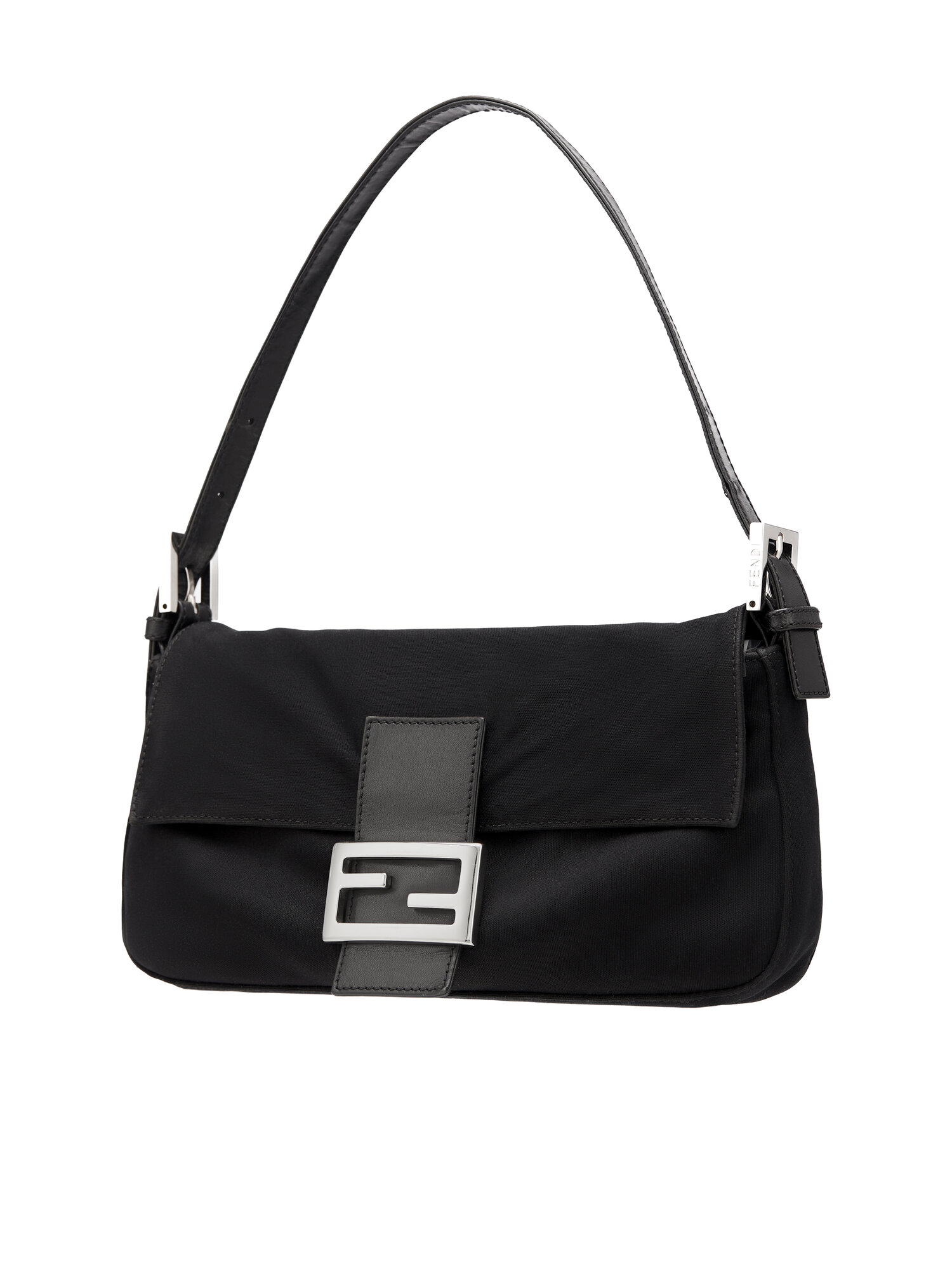 Сумка багет FENDI Baguette Shoulder Vintage, черный — фото 1