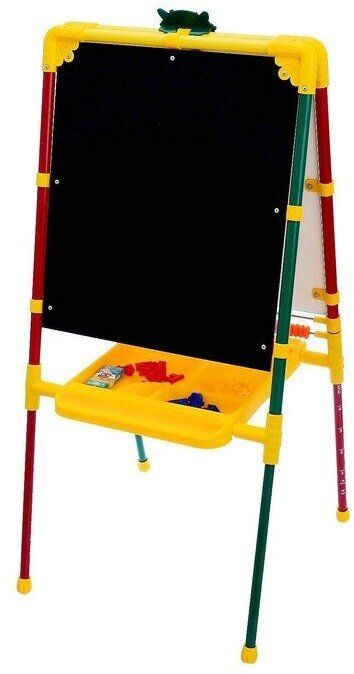 Nika Kids Мольберт детский двусторонний «Растущий», регулируется по высоте, размер 75.5×51.6×7 см