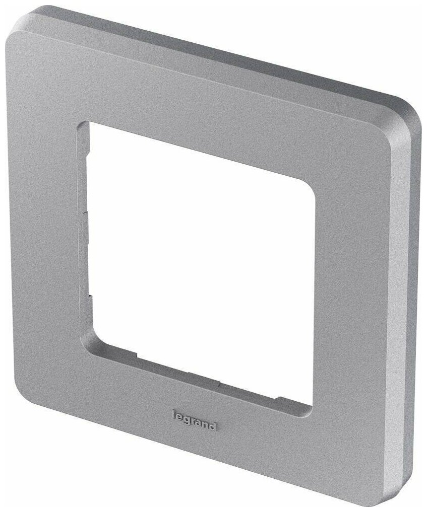 Рамка одноместная Legrand Inspiria универсальная алюминий