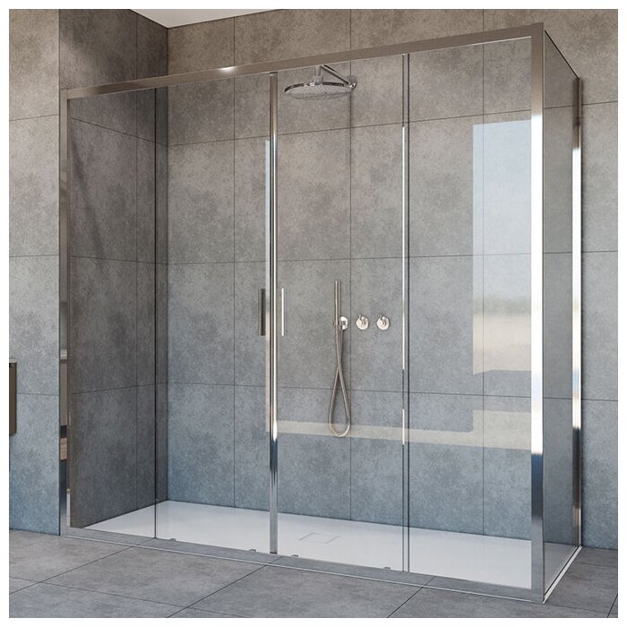 Душевой уголок Vincea Garda VSR-1G28019CL хром, стекло прозрачное