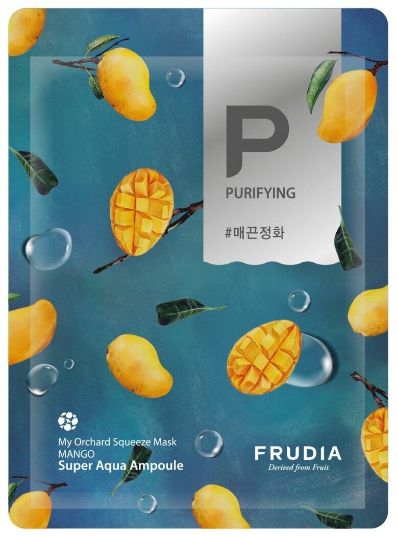 Frudia Маски для лица FRUDIA Смягчающая маска с манго (20мл)
