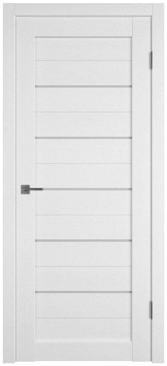 Атум 5 Снежный Белый сатинат 800*2000 (дверное полотно)