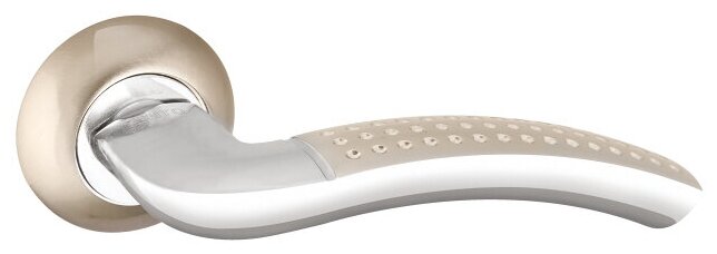 PUNTO Logica TL ручка дверная матовый никель/хром, дизайн и долговечность изделия