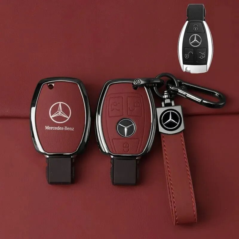 Чехол для ключей из цинкового сплава для Мерседес Mercedes Benz A B C E Class GLS GLK GLC CLS CLA W204 W205 W212 W463 W176, AEYG