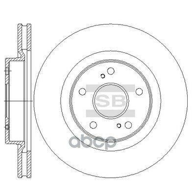 Тормозной диск Sangsin brake SD4801 Suzuki Escudo, Suzuki Grand Vitara