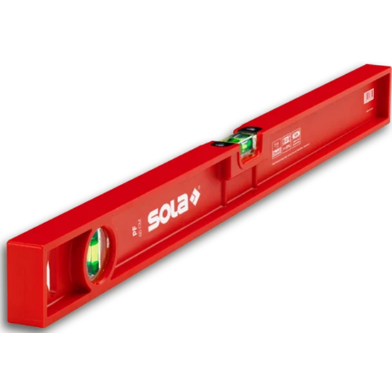 Уровень пластиковый Sola PF 80, L=80 см, 2 глазка, точн. 1,00 мм/м 01413101