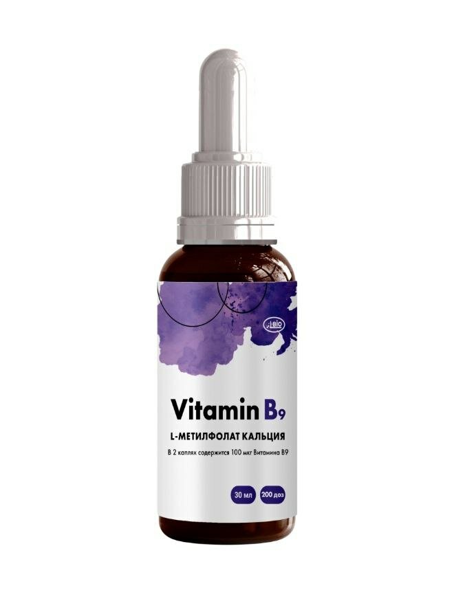 Витамин В9 A-Bio Метилфолат активный 100мкг 30мл
