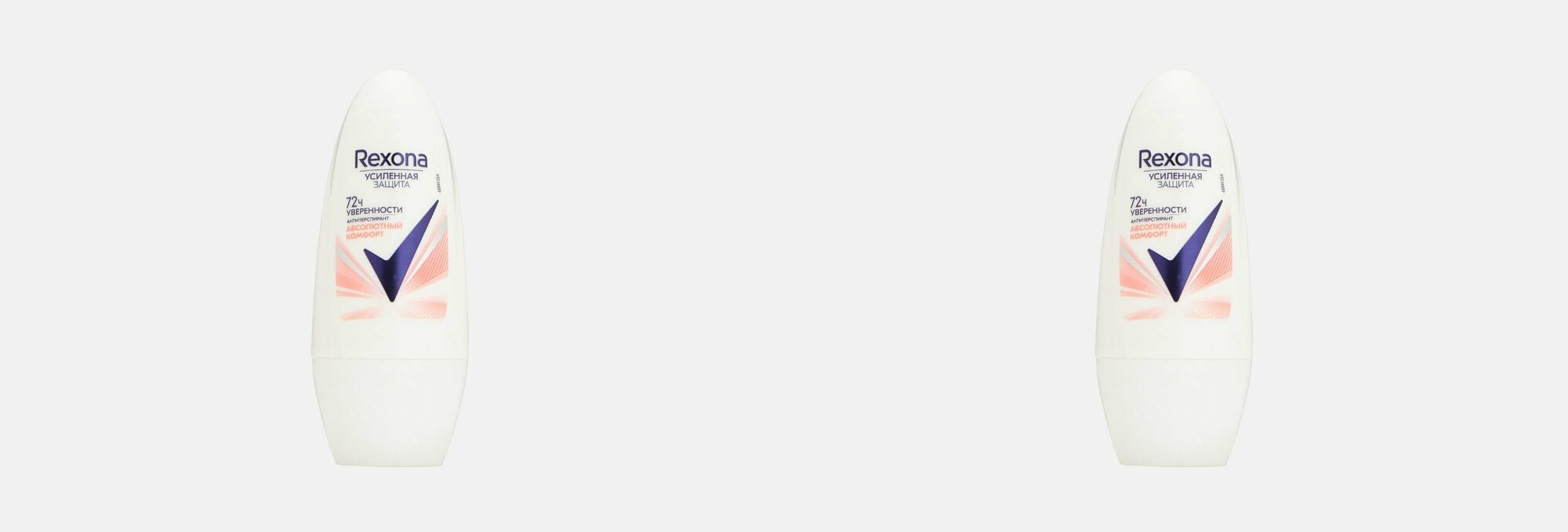 Рексона део-ролл женский Абсолют комфорт 50мл, 2шт.