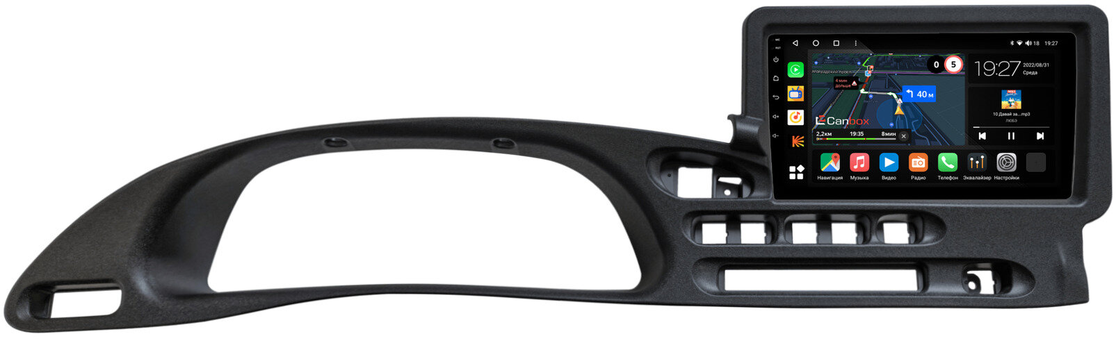 Штатная магнитола Lada Niva 2123, Niva Travel 2021-2025 Canbox M-Line 4542-9-1230 на Android 10 (4G-SIM, 4/64, DSP, QLed)