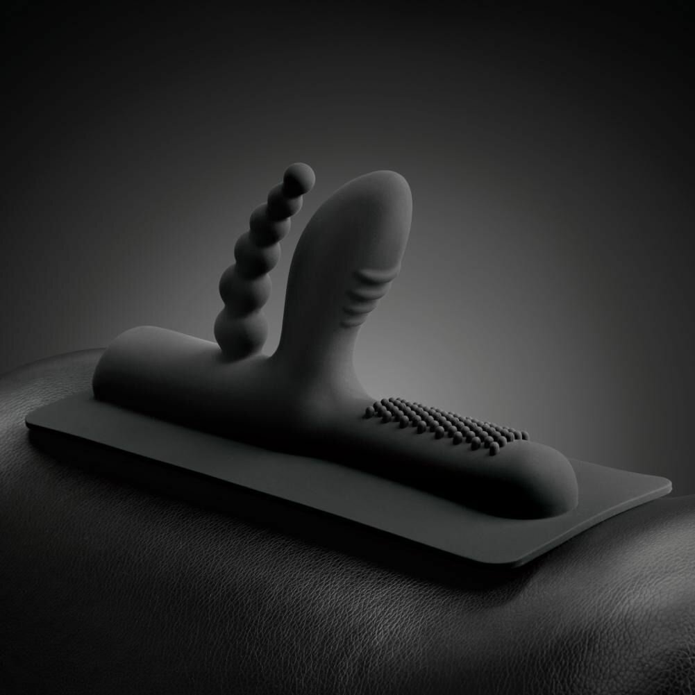 Насадка для двойного удовольствия для премиум секс-машины Bareback CowGirl