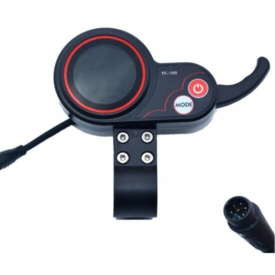 Дисплей бортовой компьютер курок газа для электросамоката Kugoo M4 и M2 Tf-100 6pin и другие совместимые модели