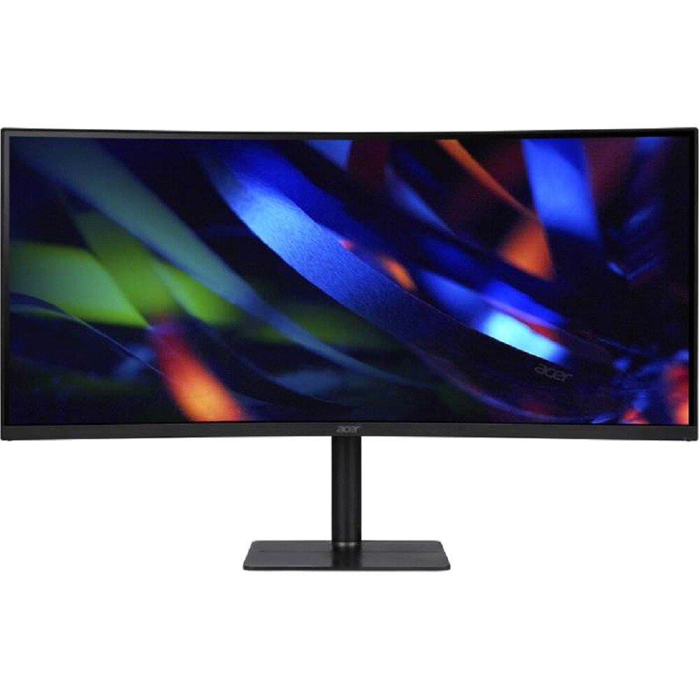 Монитор LCD Acer 34" CZ342CURVbmiphuzx VA 3440x1440 180Hz 0.5ms 300cd USB-C(65W) USB2.0 2x3W External FreeSync(Premium) hadj110 VESA