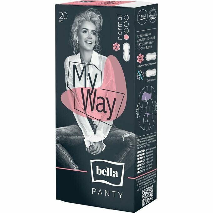 Гигиенические прокладки BELLA Panty My Way Aroma, 20 шт