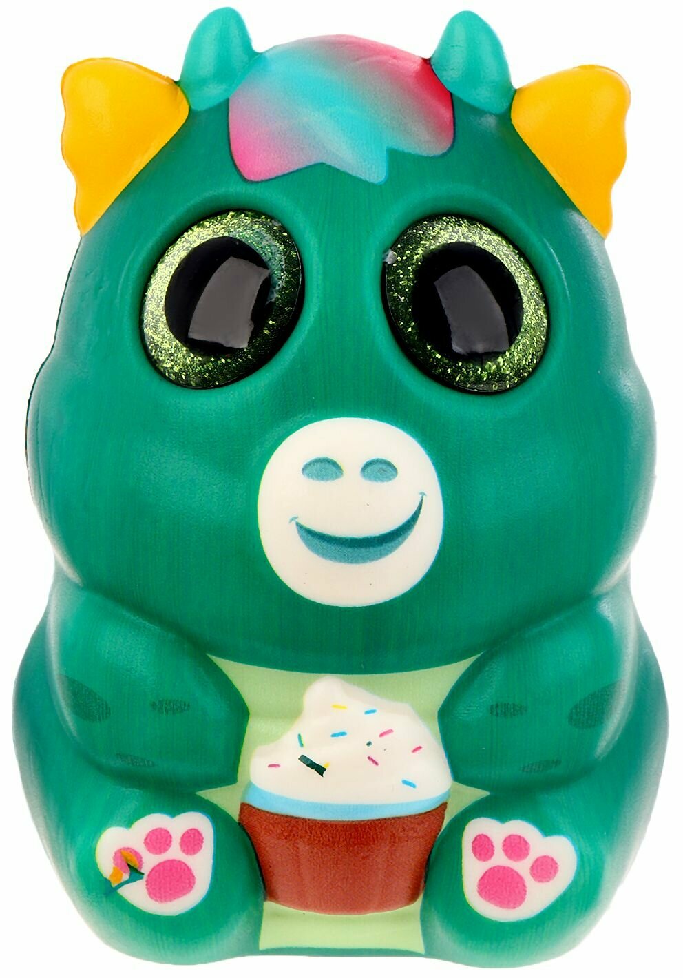 Мялка-сквиши "Дракончик", мягкая сжимаемая игрушка-антистресс, давилка для детей, успокаивающая жмякалка