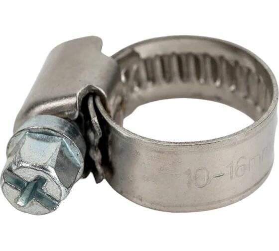 Хомуты червячные Gigant 10-16 мм/9 W2, для шланга, патрубков, набор 25 шт G/1/39