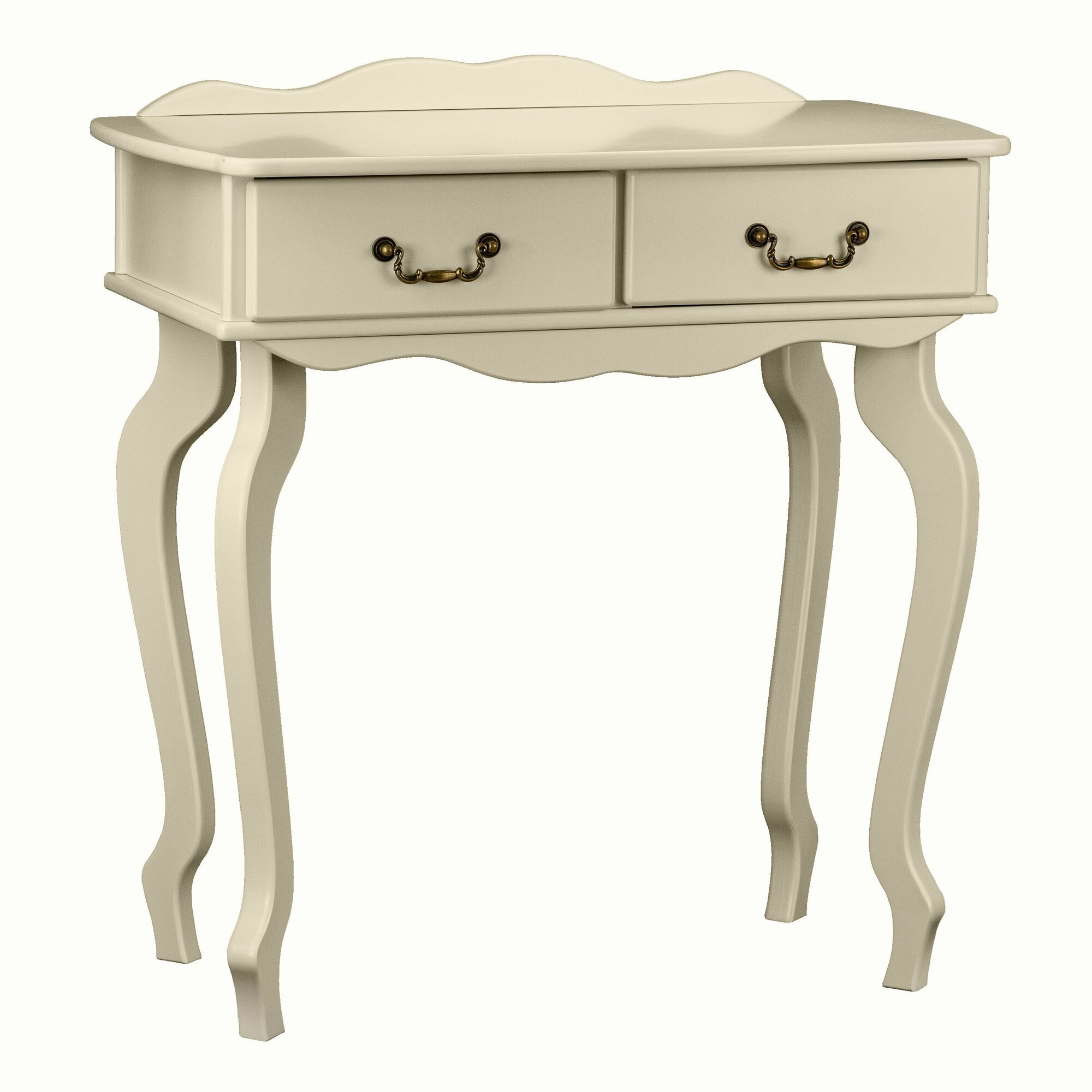 Консоль Берже 21, МДФ, слоновая кость, 80х86х46 см, 2 ящика.