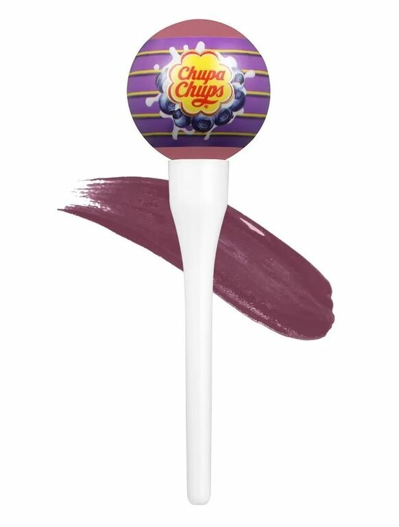 CHUPA CHUPS Губная помада, жидкая помада-тинт в оттенке Blueberry Yogurt