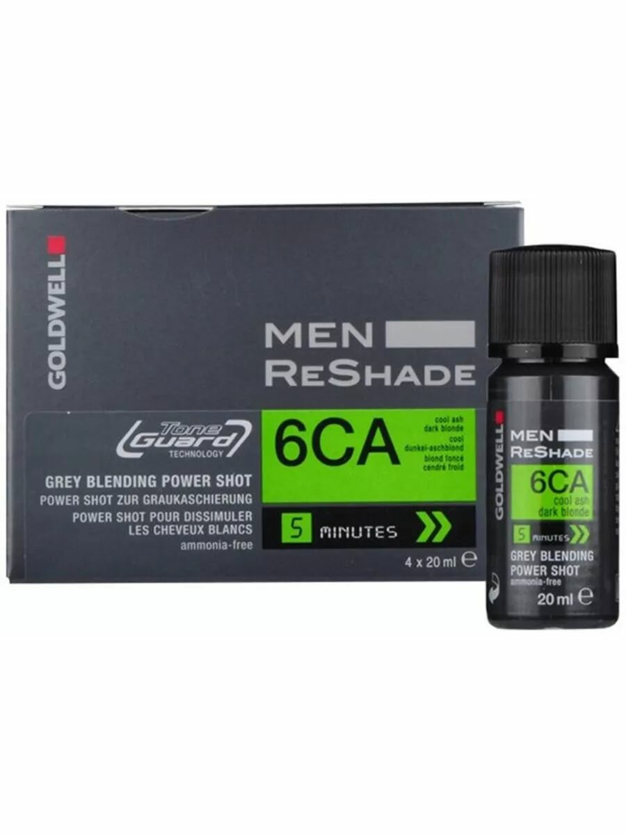 Goldwell MEN RESHADE мужской краситель 6CA 4х20 мл
