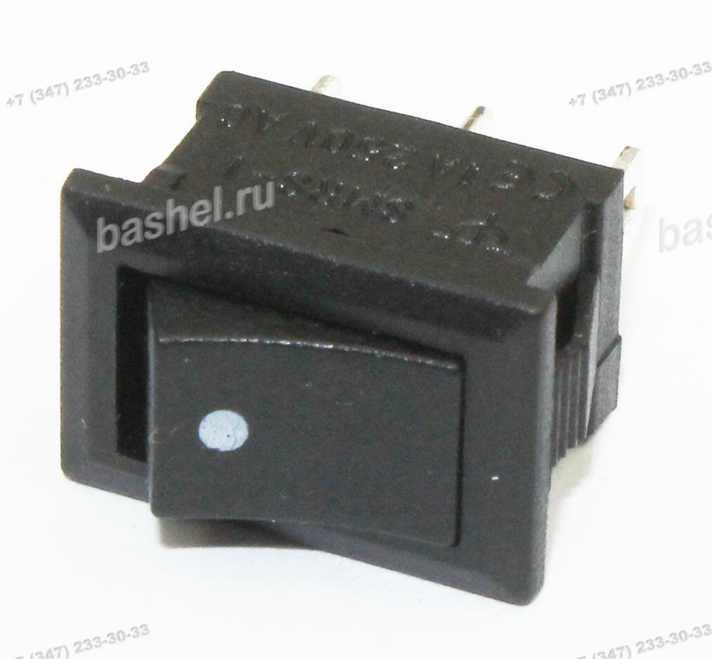 Переключатель SMRS-102-1 3PIN ON-ON, чёрный/чёрный, RUiCHi