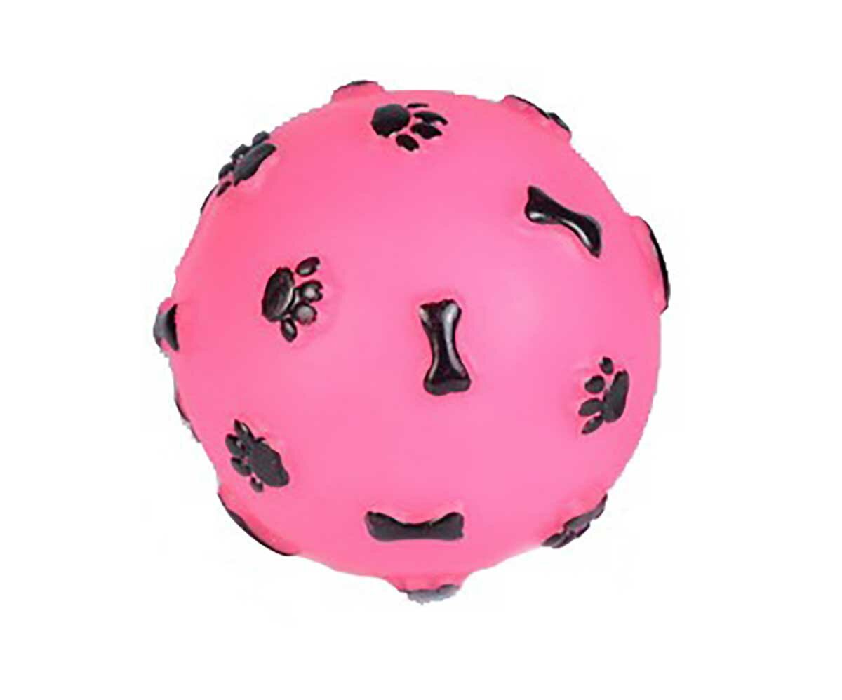 Игрушка-пищалка Nunbell для собак мяч fema0365 7см резина