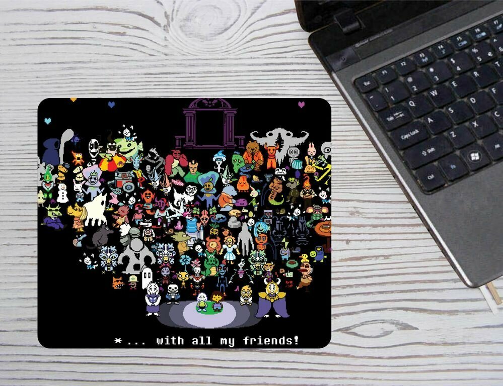 Коврик для мышки игровой 36 на 29 см GOODbrelok Андертейл, Undertale №19