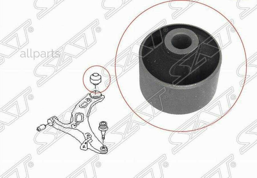 SAT ST-20204-AJ020 Сайлентблок рычага Subaru Legacy 09-22 / Outback 09-15