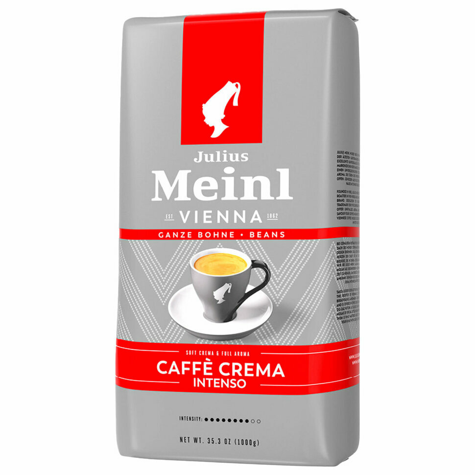 Кофе в зернах JULIUS MEINL "Caffe Crema Intenso Trend Collection", 1000 г, италия, 89535, 622748